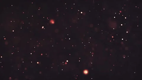 Yellow Blinking Particles Animation Loop... | Stock Video | Pond5