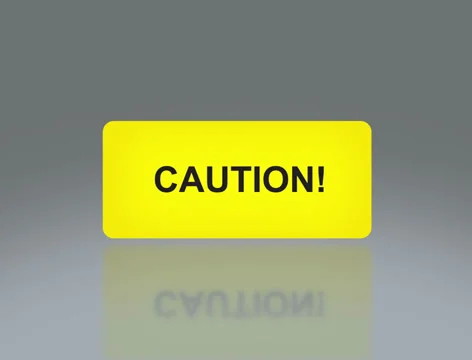Caution Signage Stock Footage ~ Royalty Free Stock Videos | Pond5