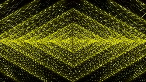 Yellow Color Dot Shape Pattern Animation | Stock Video | Pond5
