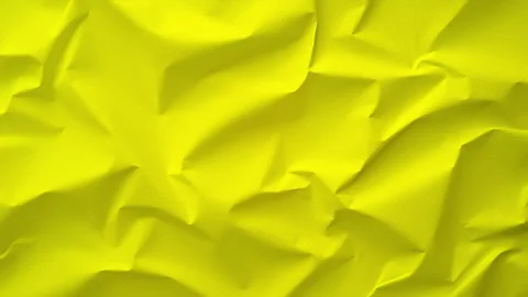 Yellow Crumpled Paper Background Stop An... | Stock Video | Pond5