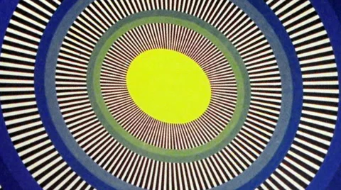 Yellow Egg Sun Oval Optical Illusion An... | Stock Video | Pond5