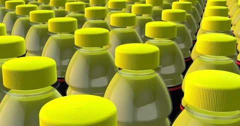 yellow energy drink | Stock Video | Pond5