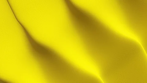 Yellow flag loop waving on wind. | Stock Video | Pond5