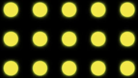 Yellow flashing lights full screen black... | Stock Video | Pond5