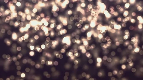 Yellow Glowing Lights Falling Loop | Stock Video | Pond5