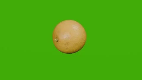 A yellow lemon rotates on a green screen... | Stock Video | Pond5