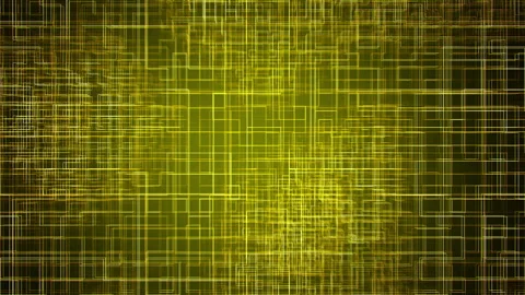 Yellow Line Circuit Geometries Loop Up A... | Stock Video | Pond5