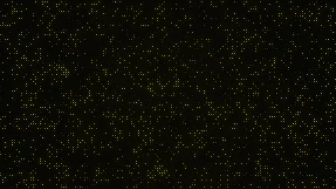 Yellow network slow flowing pixels conce... | Stock Video | Pond5