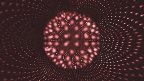 Yellow Particles Sphere Animation Loop | Stock Video | Pond5