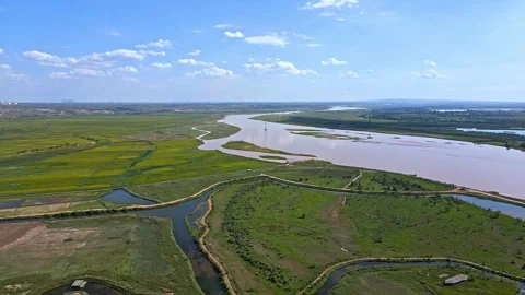 River Loop Stock Video Footage | Royalty Free River Loop Videos | Pond5