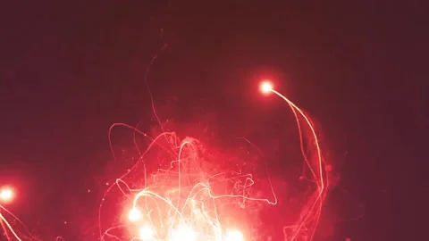 Yellow Sparkling Lights Animation | Stock Video | Pond5