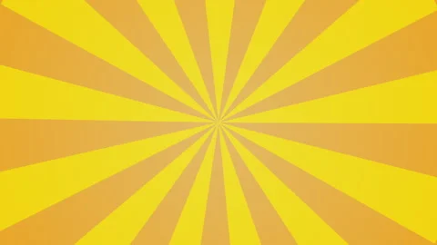 Yellow sunburst rotating animation backg... | Stock Video | Pond5