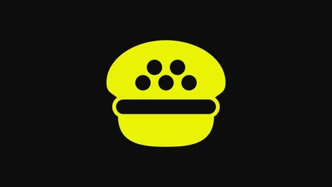 Yellow Taxi driver cap icon isolated on ... | Stock Video | Pond5