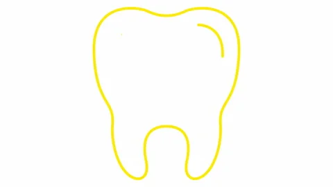 yellow tooth white | Stock Video | Pond5