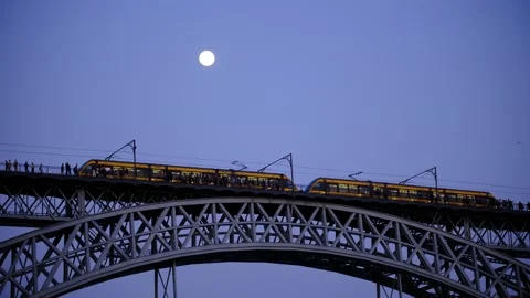 Train Moon Stock Footage ~ Royalty Free Stock Videos | Pond5