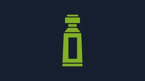 Yellow Tube of toothpaste icon isolated ... | Stock Video | Pond5