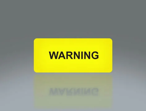 Warning Signage Stock Footage ~ Royalty Free Stock Videos | Pond5