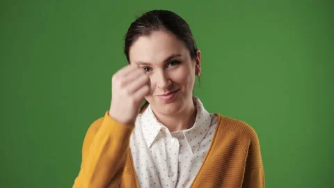 YES emotion gesture. Excited joyful on c... | Stock Video | Pond5