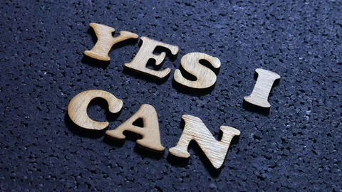 Yes I Can, business motivational inspira... | Stock Video | Pond5
