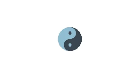 Yin Yang Vector Stock Footage ~ Royalty Free Stock Videos | Pond5