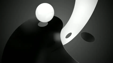 Yin yang symbol animation loopable | Stock Video | Pond5