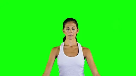 Yoga Green Screen Stock Footage ~ Royalty Free Stock Videos | Pond5