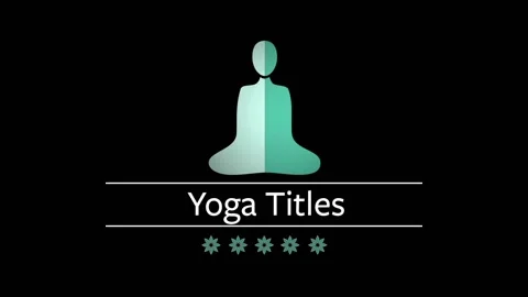 Yoga Titles ~ After Effects Template ~ AE #139812147 | Pond5