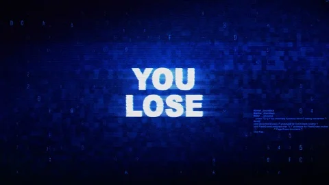 You Lose Stock Video Footage | Royalty Free You Lose Videos | Pond5