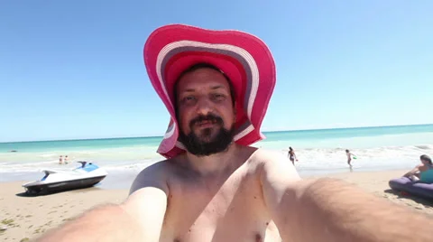 young adult man spinning around taking v... | Stock Video | Pond5