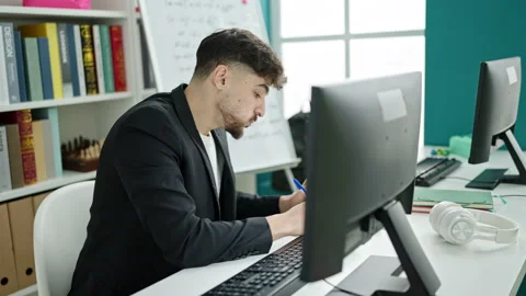 Man Student Computer Stock Videos – Royalty-Free HD & 4K Videos