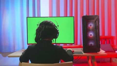 Black Gamer Girl Stock Videos – Royalty-Free HD & 4K Videos