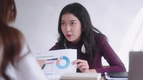 Young Asian students girl friendly suppo... | Stock Video | Pond5