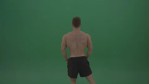 Bodybuilder Green Screen Stock Videos – Royalty-Free HD & 4K Videos