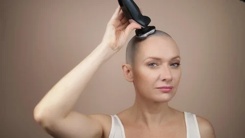 Bald Girl Headshave Stock Videos – Royalty-Free HD & 4K Videos