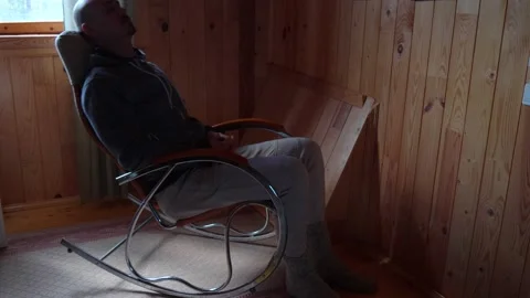 Old Man Rocking Chair Stock Footage ~ Royalty Free Stock Videos | Pond5