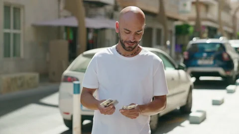 Bald Man Stock Video Footage | Royalty Free Bald Man Videos | Pond5