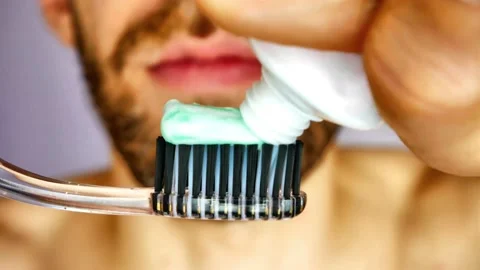 Toothpaste Man Stock Footage ~ Royalty Free Stock Videos | Pond5