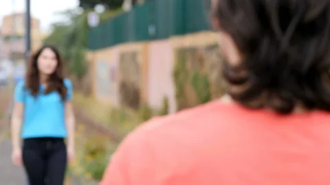 young beautiful woman looking intensely ... | Stock Video | Pond5