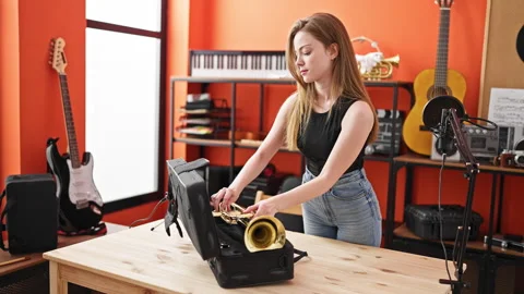 Blonde Musician Stock Videos – Royalty-Free HD & 4K Videos