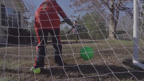 Children Playing In The Front Yard Stock Video Footage | Royalty Free ...