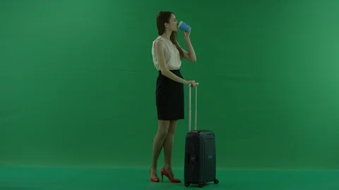 A young business woman is waiting, stand... | Stock Video | Pond5