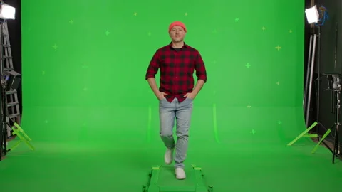 Man Walking Green Screen Stock Footage ~ Royalty Free Stock Videos | Pond5