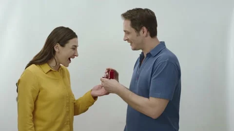 Young couple deciding to get married on ... | Stock Video | Pond5