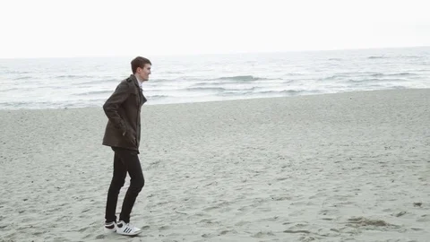 Young couple Portray superman jump and l... | Stock Video | Pond5