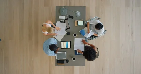 young creative design team brainstorming... | Stock Video | Pond5