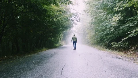 Depressed Walking Stock Video Footage | Royalty Free Depressed Walking ...