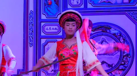 Chinese Dancer Stock Footage ~ Royalty Free Stock Videos | Pond5