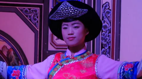 Chinese Dancer Stock Footage ~ Royalty Free Stock Videos | Pond5