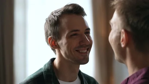 Young gay male falling in love with his ... | Stock Video | Pond5