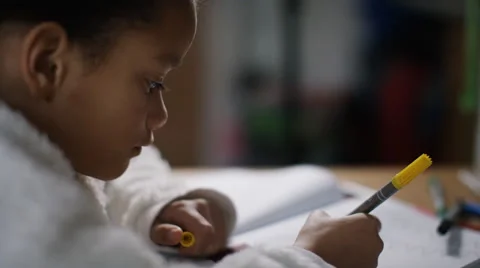 Girl Colourings Stock Video Footage | Royalty Free Girl Colourings ...